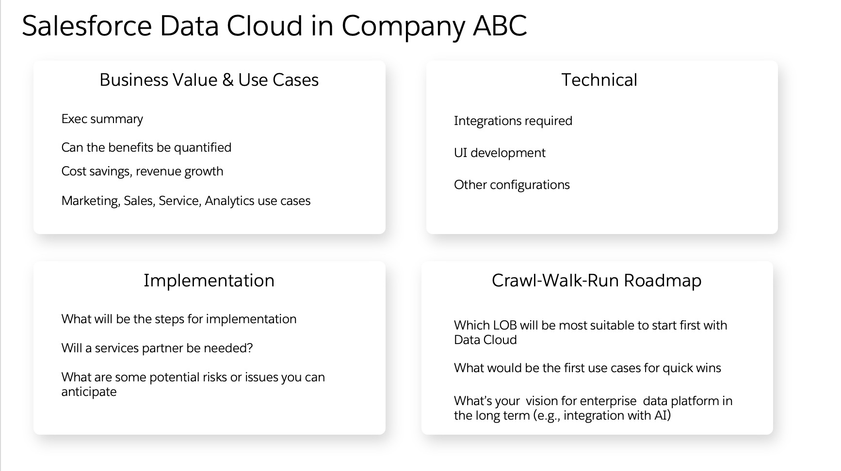 Salesforce Data Cloud Workshop Salesforce Data Cloud Workshop